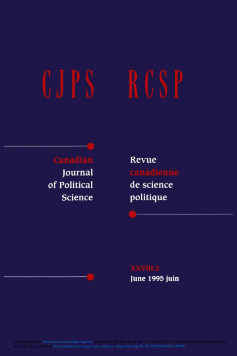Publications – CJPS | CPSA