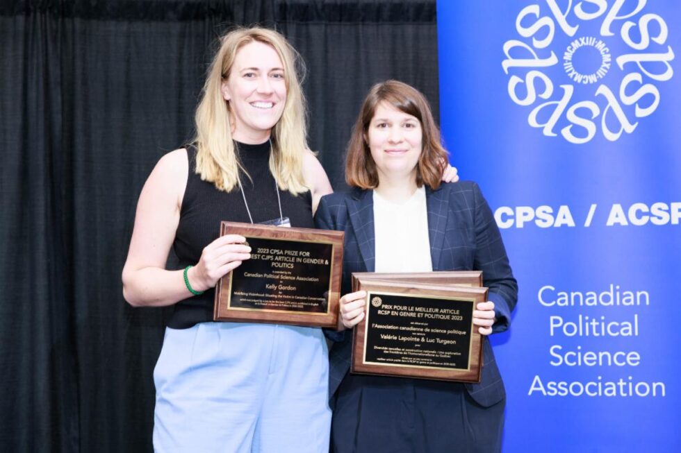 2023 CPSA Prize for the Best CJPS Article in Gender & Politics | CPSA